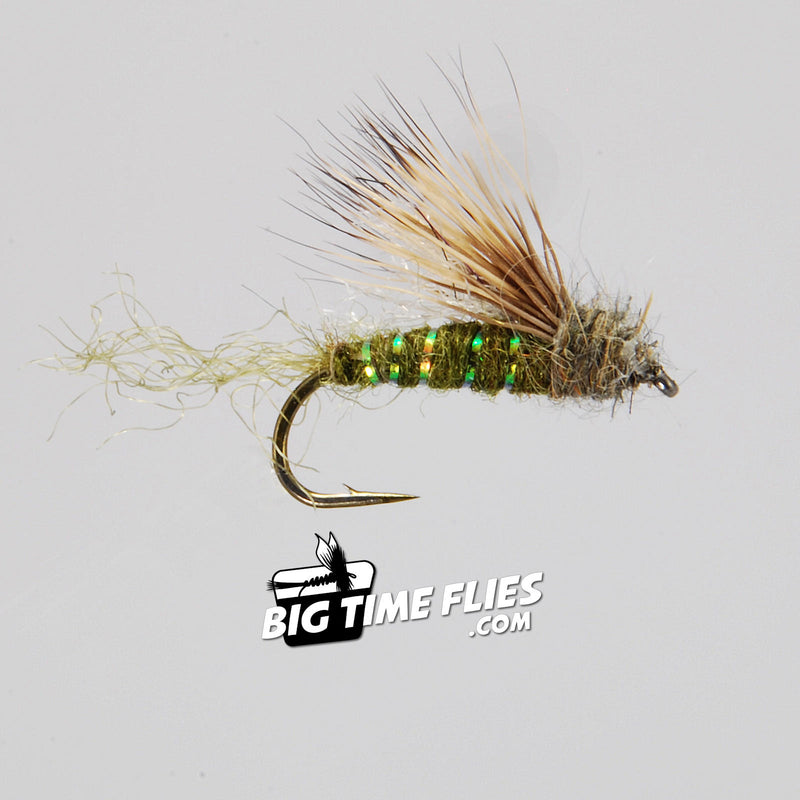X2 Caddis - Olive – BigTimeFlies