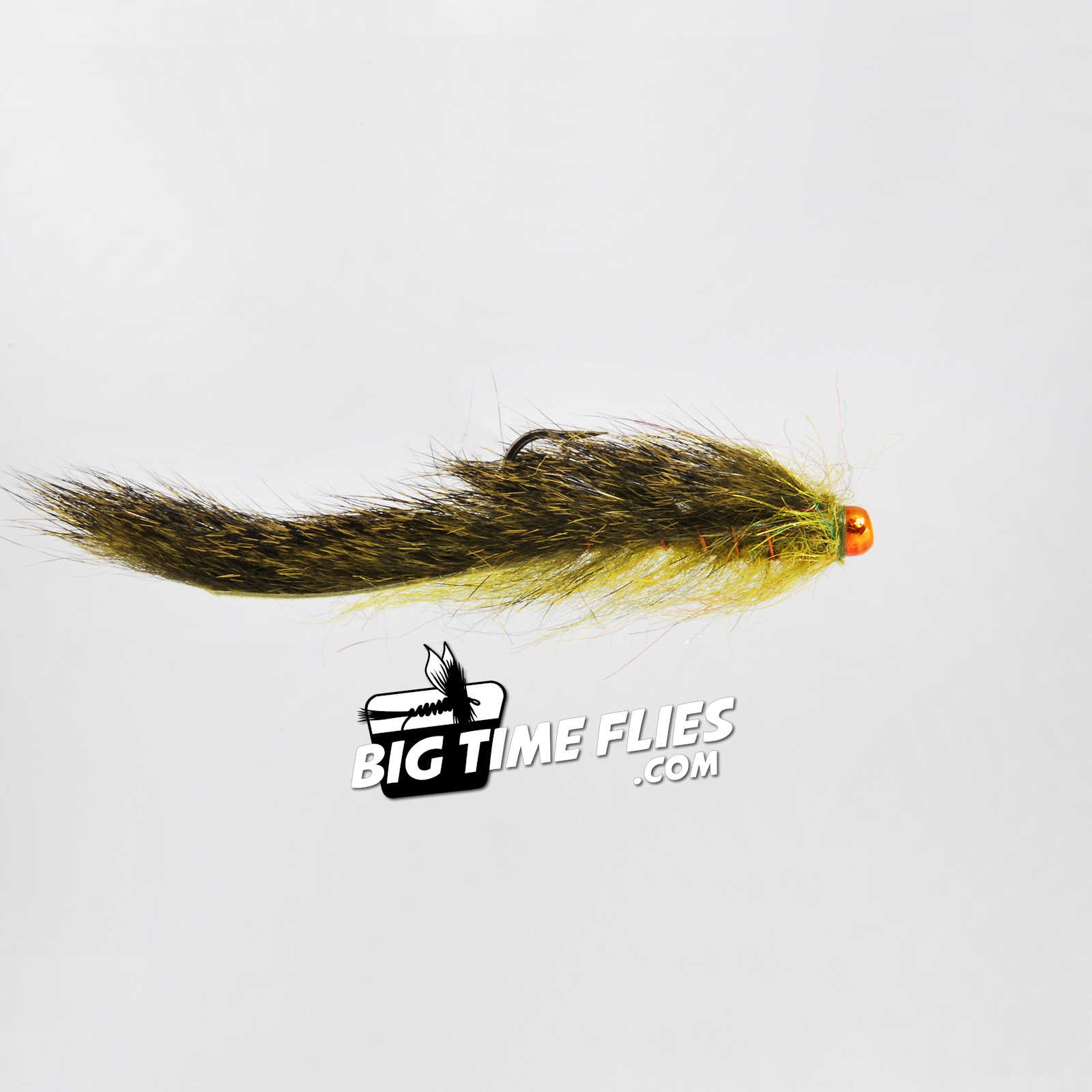 Balanced Squirrel Leech - Olive | BigTimeFlies