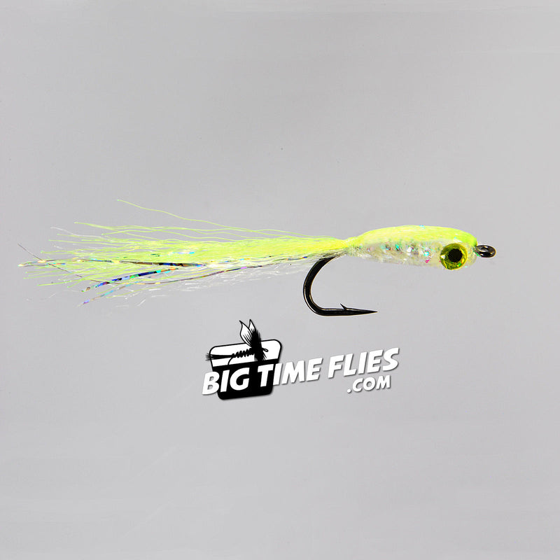 Bright Buddy - Chartreuse & White - Fly Fishing Flies