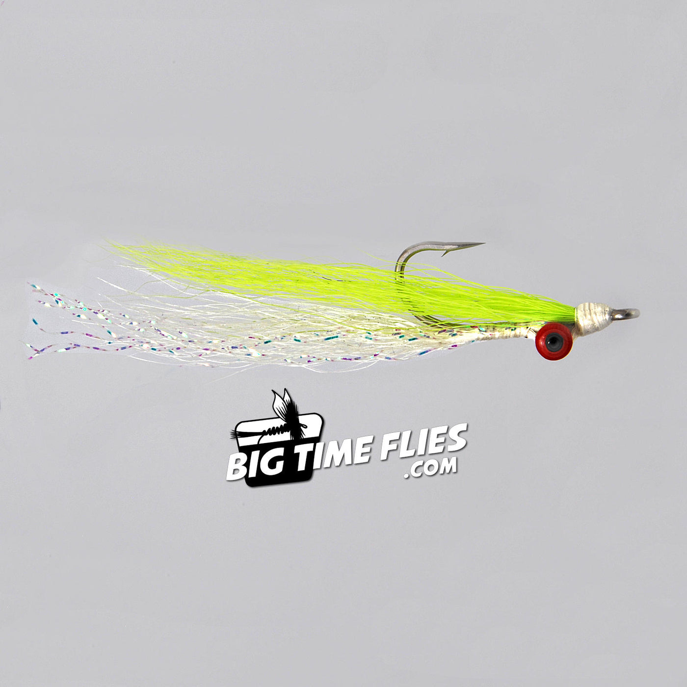 Clouser Minnow - Chartreuse/White