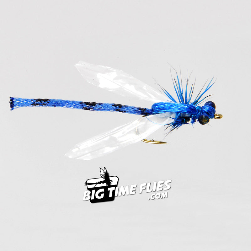 Deer Hair Damsel - Blue – BigTimeFlies