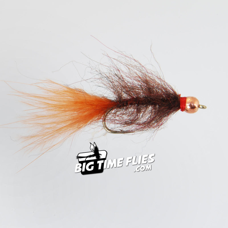 Bead Head Hale Bopp Leech - Brown - Fly Fishing Flies – BigTimeFlies