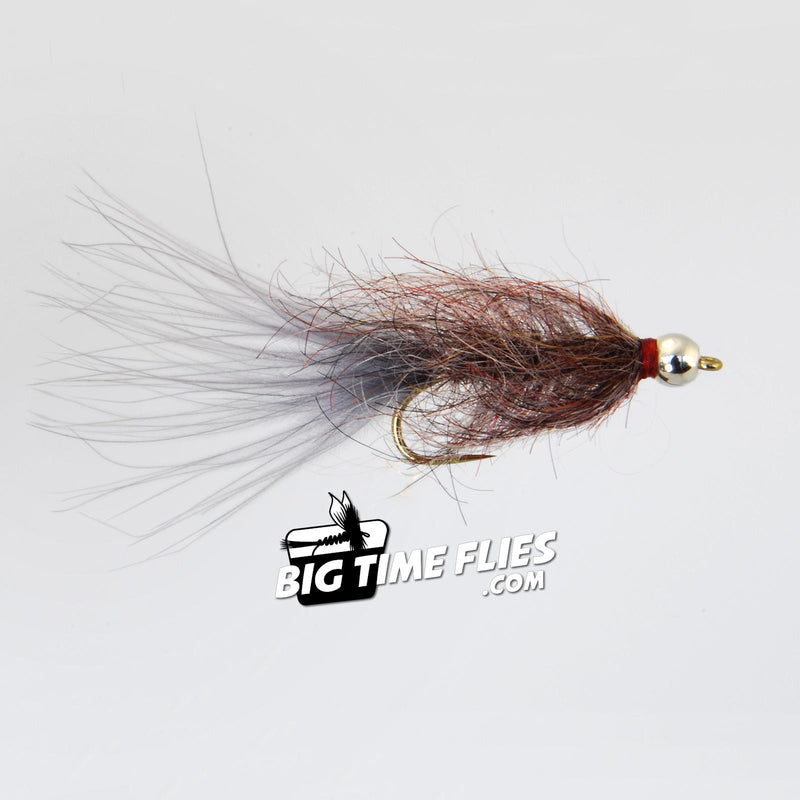 Bead Head Hale Bopp Leech - Gray - Fly Fishing Flies – BigTimeFlies