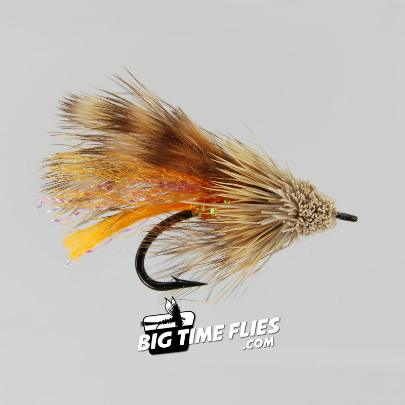 Steelhead Mini Muddler - Orange | BigTimeFlies